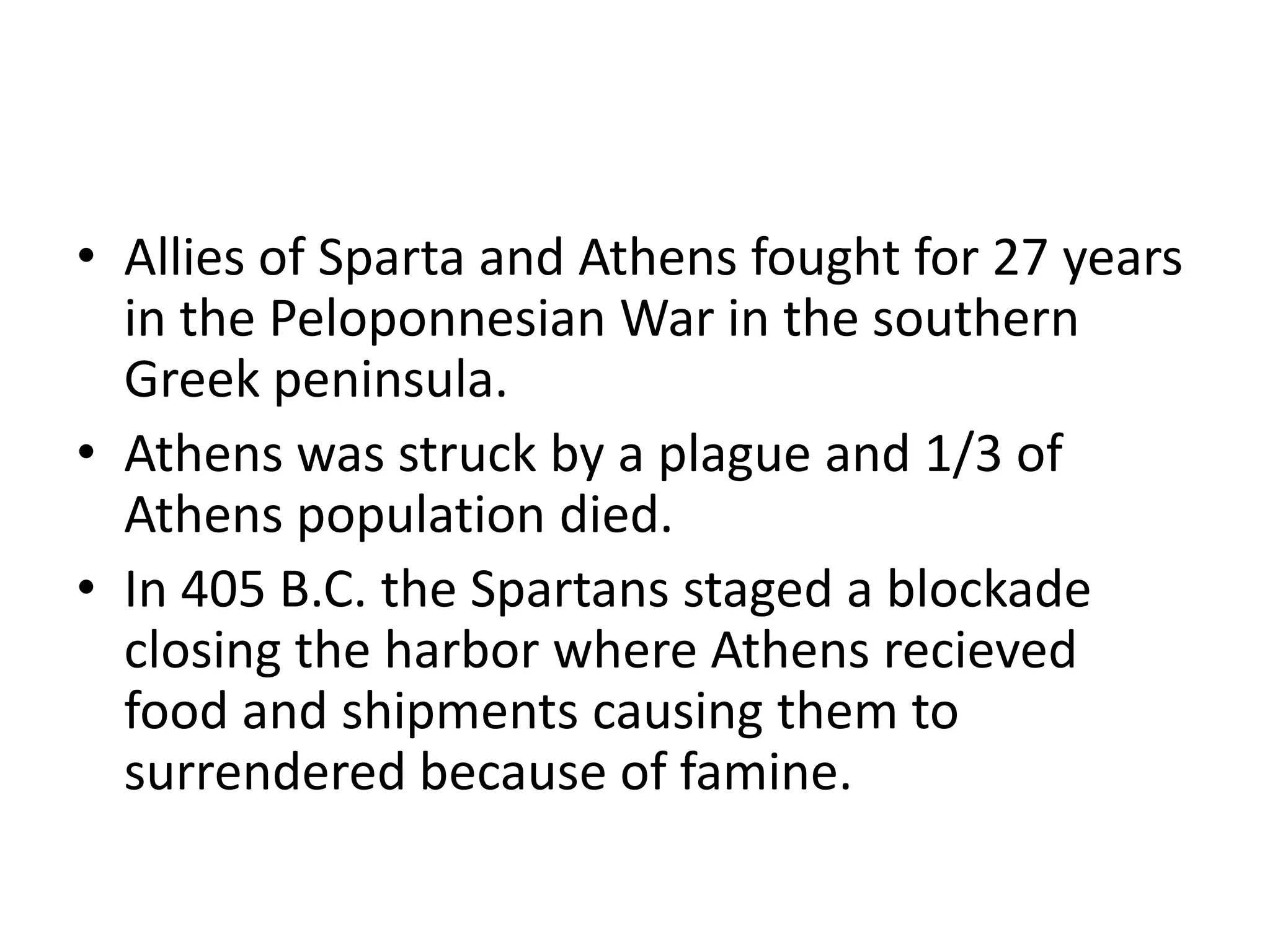 Sparta and Athens | PPT