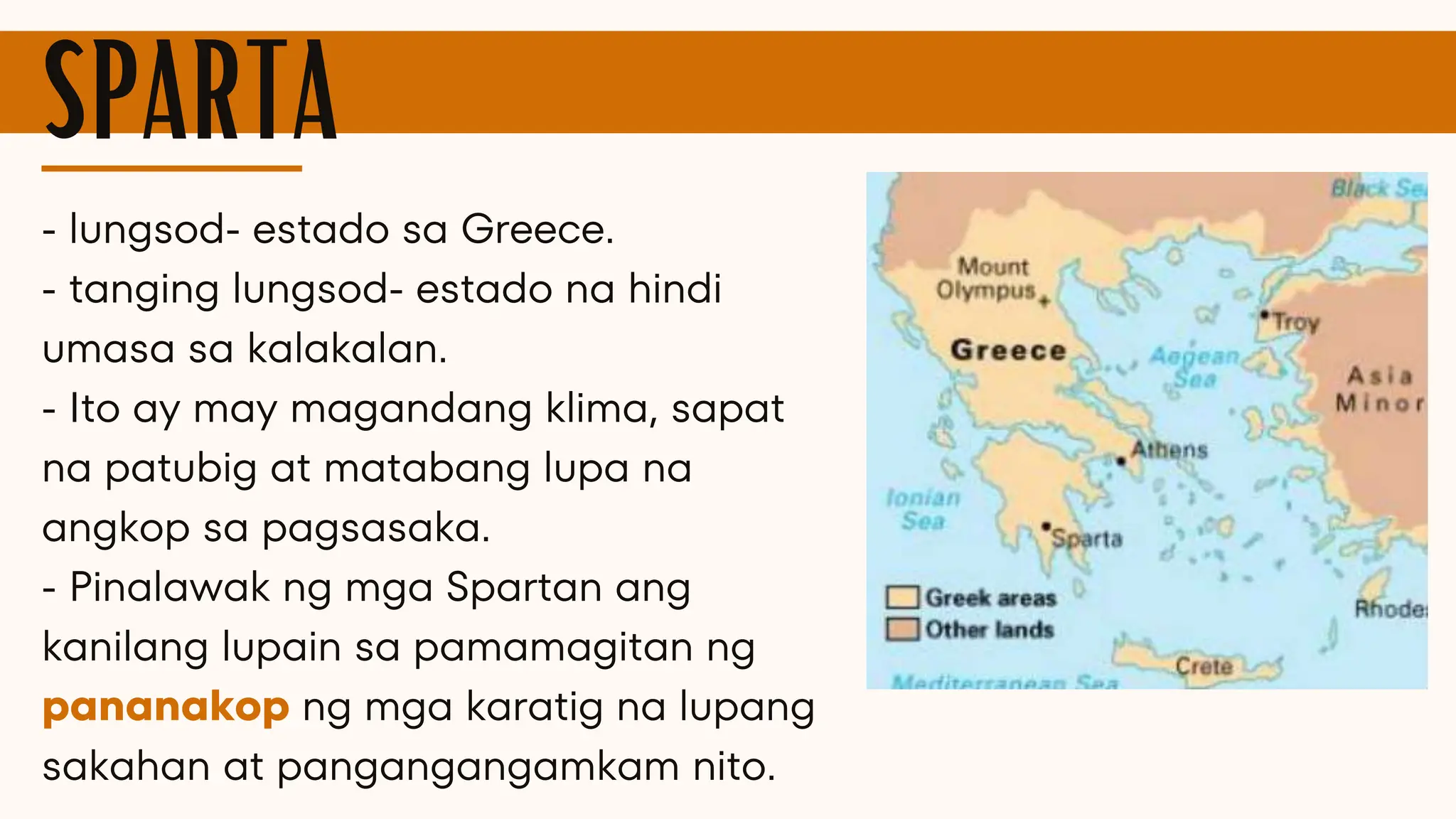SPARTA & ATHENS Araling Panlipunan 8, World History | PPTX