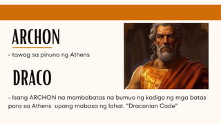 SPARTA & ATHENS Araling Panlipunan 8, World History | PPTX