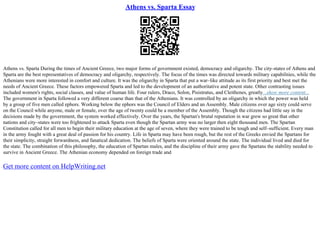 Sparta DBQ Essay | PPT
