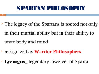 Spartan education philosophy | PPT