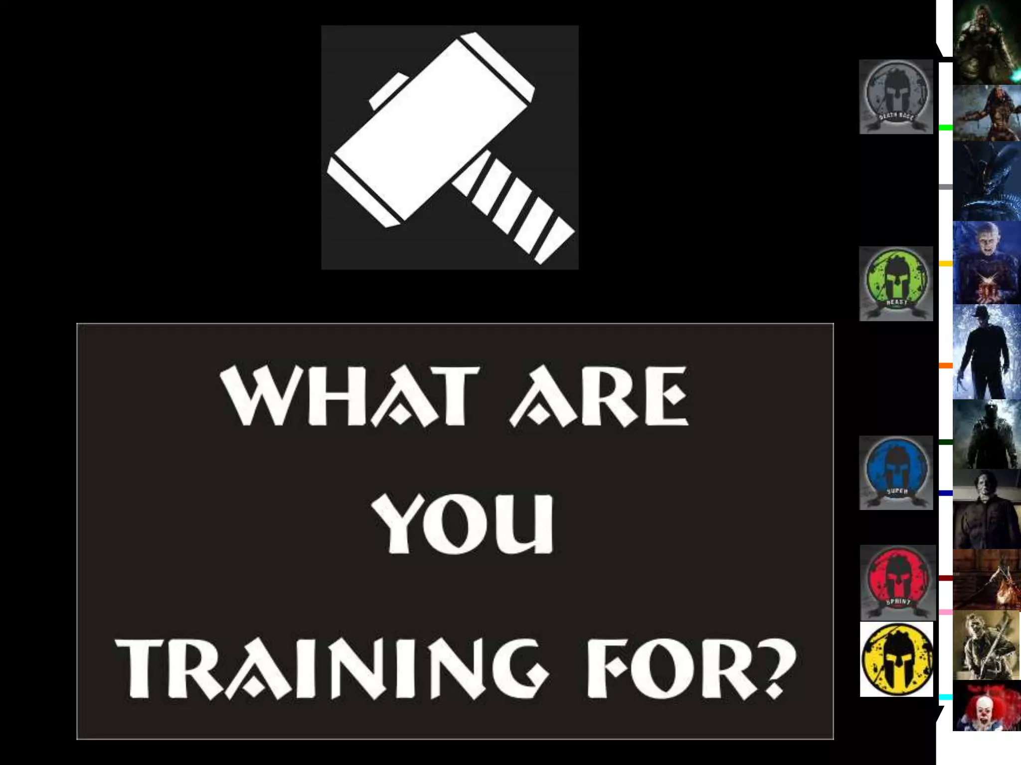 Spartan race preparedness chart | PPTX