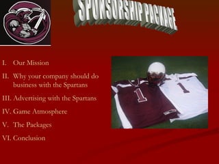 Spartanssponsorpackage | PPT | Marketing and Advertising | Business
