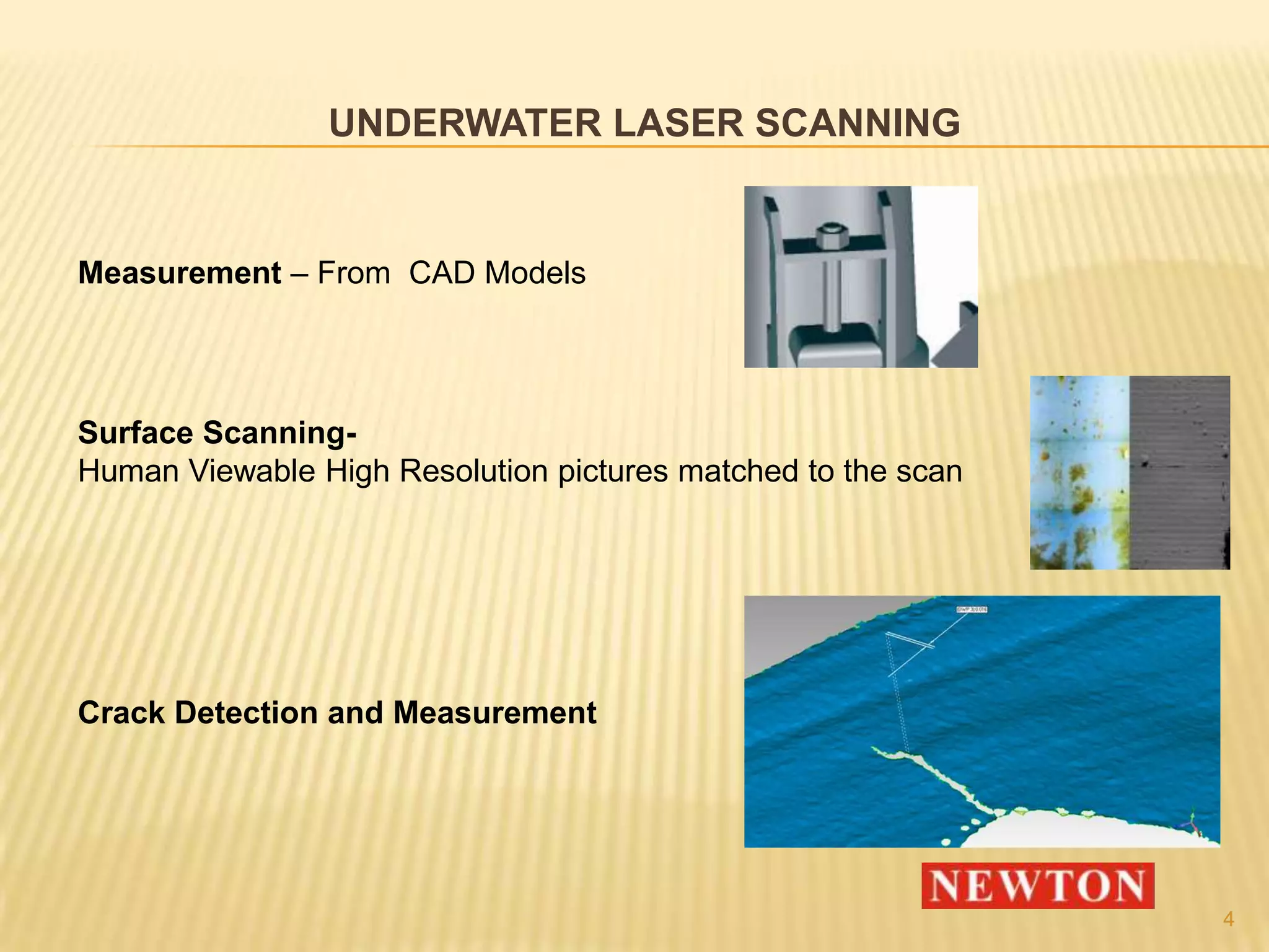 Underwater Laser Scanning - SPAR 2011 | PPT