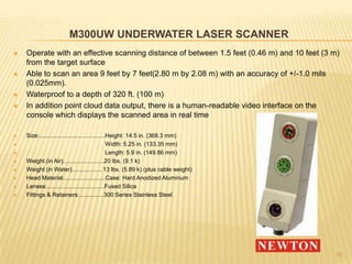 Underwater Laser Scanning - SPAR 2011 | PPT