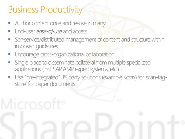 SharePoint as a Document Management System (DMS) | PPTX
