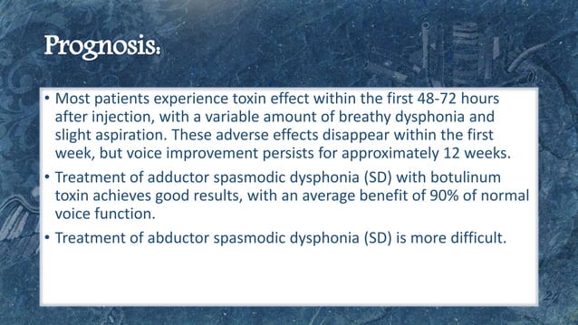 Everything About Spasmodic dysphonia | PPTX