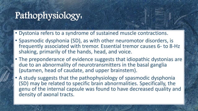 Everything About Spasmodic dysphonia | PPTX