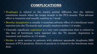 Spasmodic dysphonia | PPTX