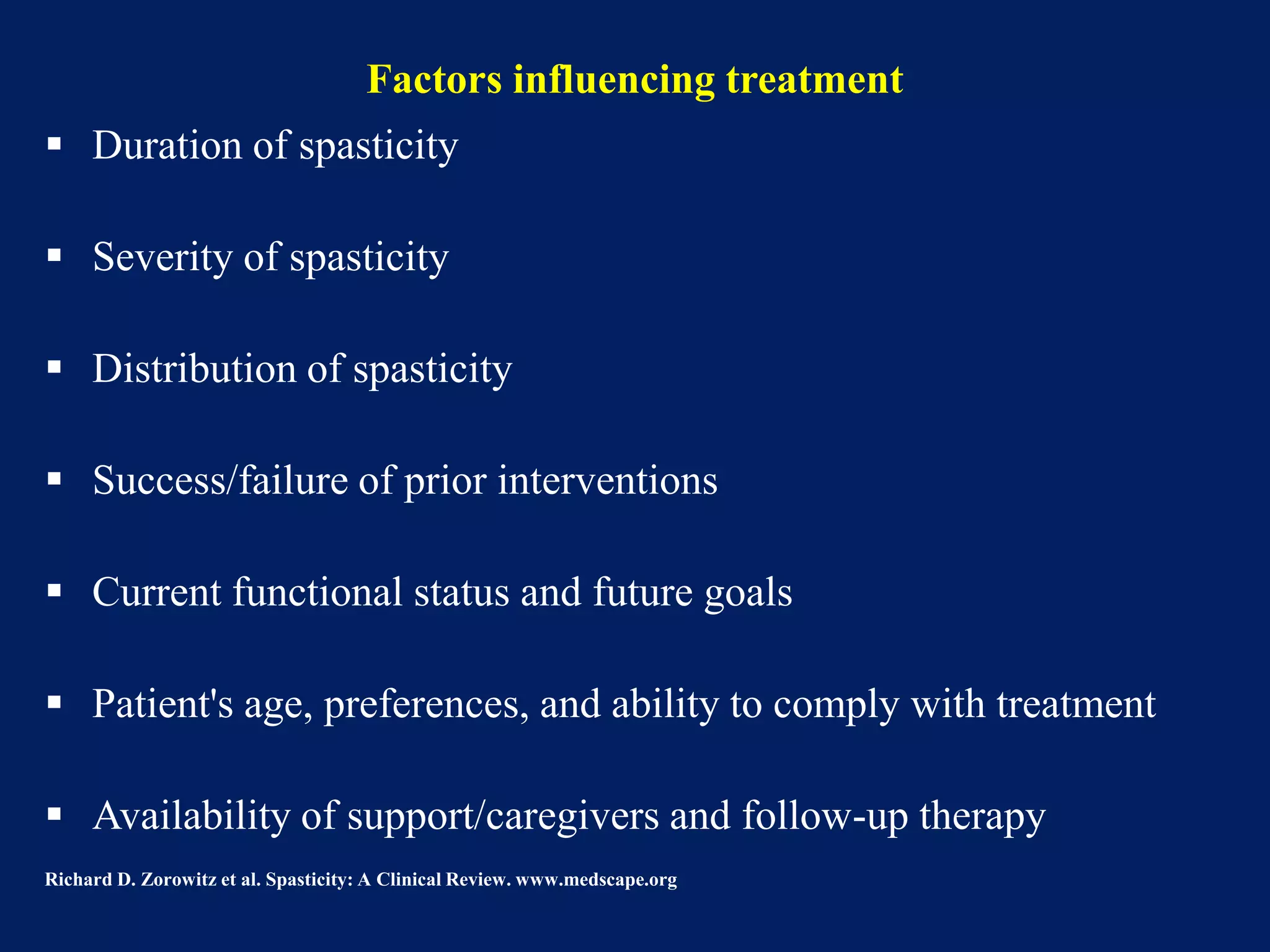 Spasticity | PPTX