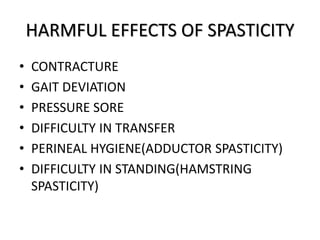 Spasticity | PPTX
