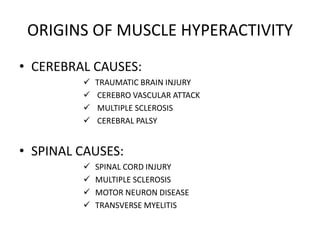 Spasticity | PPTX