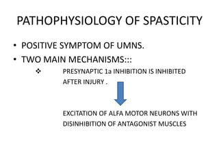 Spasticity | PPTX