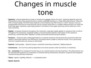 Spasticity from clinical neurology to management | PPTX | Physical ...