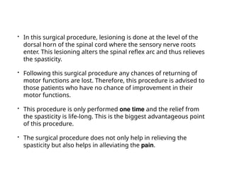 Spasticity from clinical neurology to management | PPTX