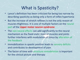 Spasticity in Rehabilitation | PPT