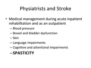 Spasticity After Stroke | PPT