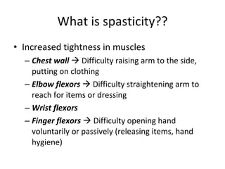 Spasticity After Stroke | PPT