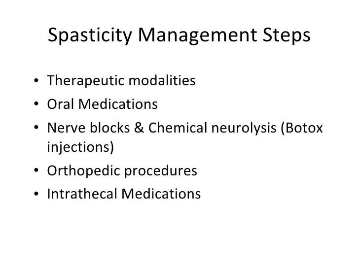 Spasticity After Stroke