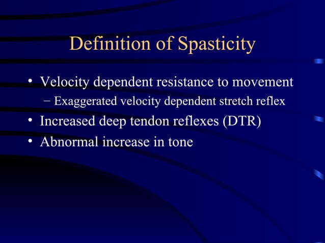 Spasticity Management 1 5 2007 | PPT