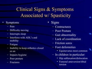 Spasticity Management 1 5 2007 | PPT