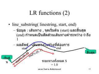 Spat Db 6 Linear Referencing | PPT
