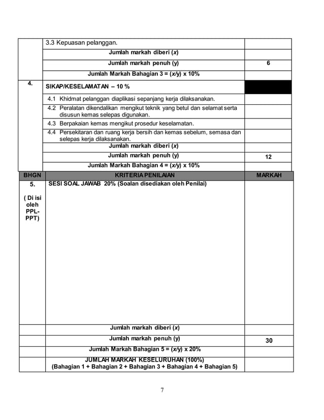 Spa therapy soalan amali set 1 | DOCX