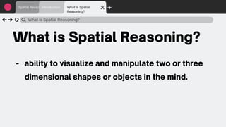 SPATIAL-REASONING REVIEWER.............. | PDF
