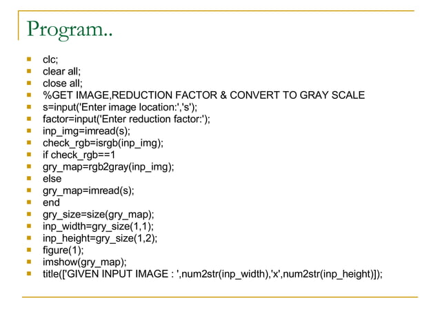 Image Processing Spatial Resolution Ppt