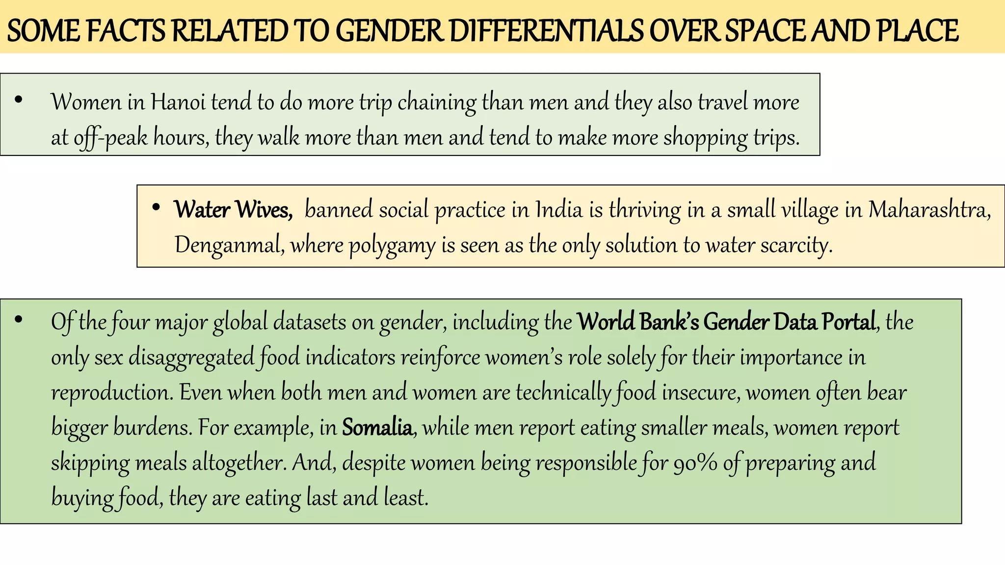 Space, Place and Gender | PPT