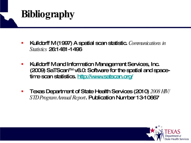 Spatial Clusters Of Hiv Infection By Mode Of Transmission In Texas Ppt