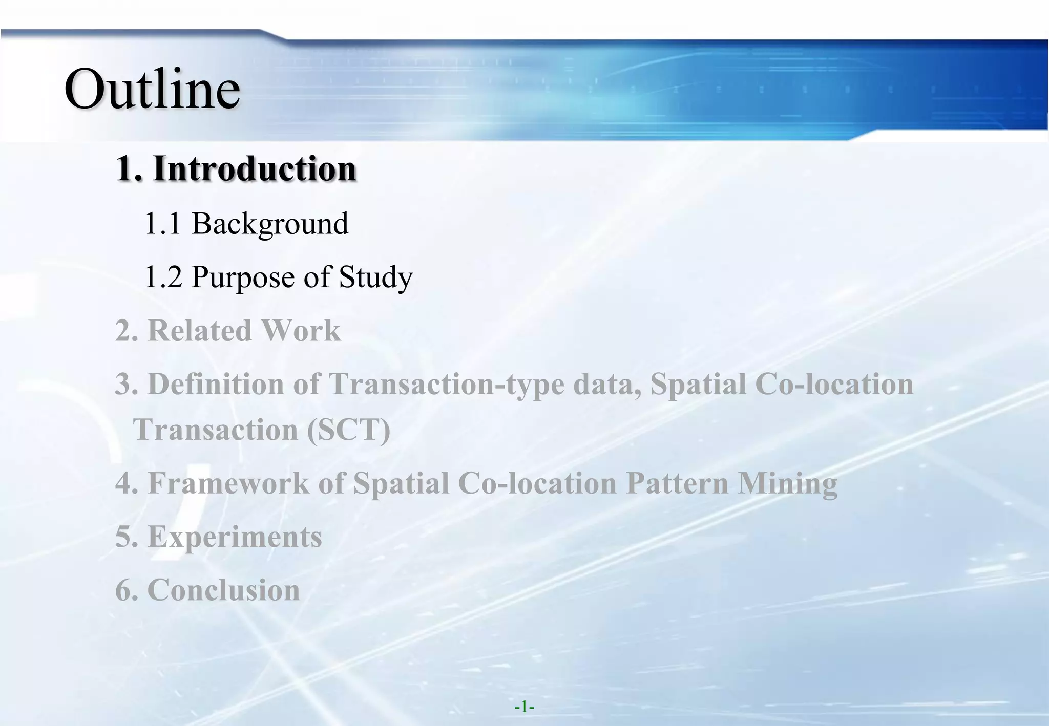 Spatial co location pattern mining | PDF