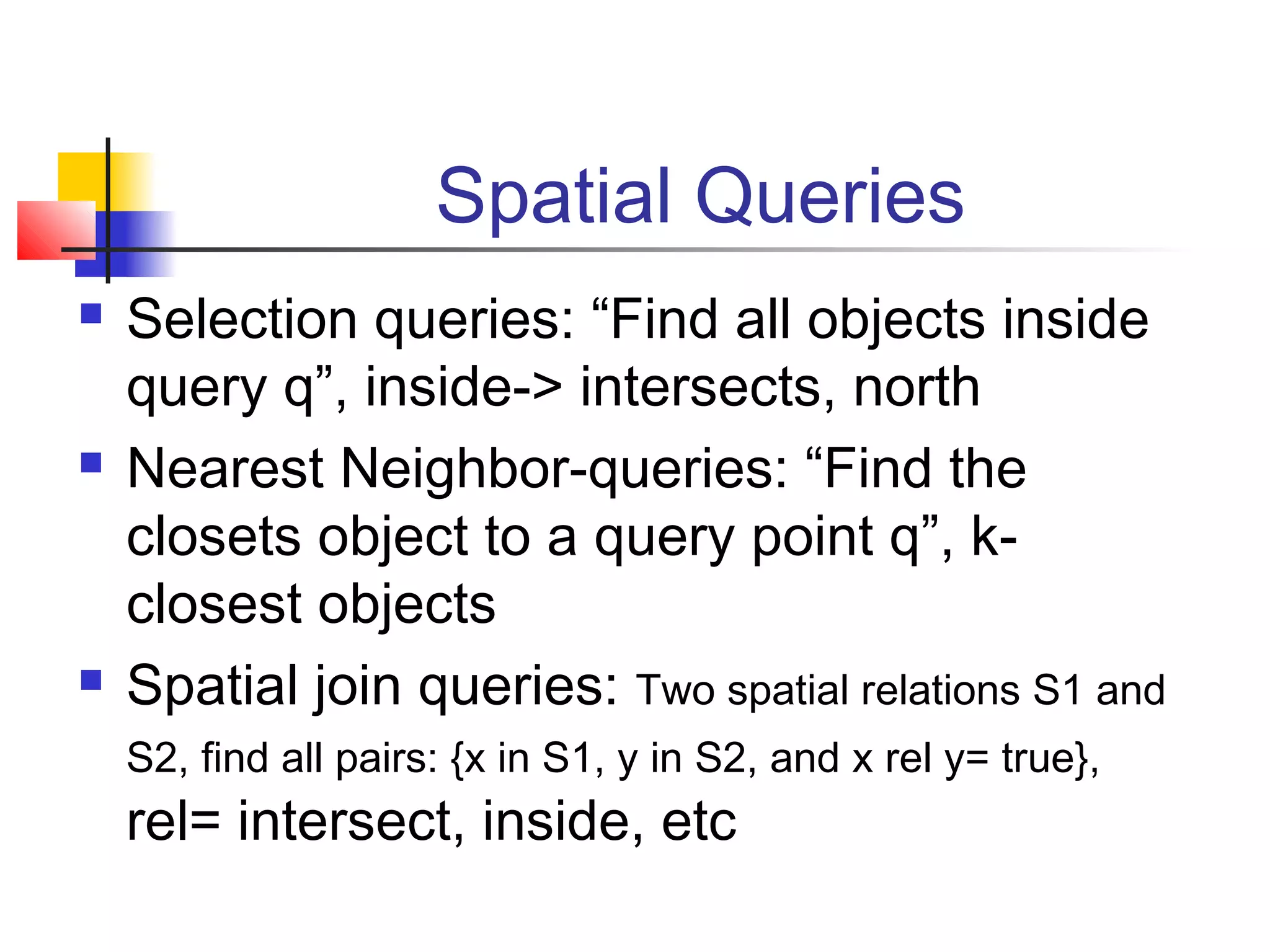 Spatial Database Systems | PPT