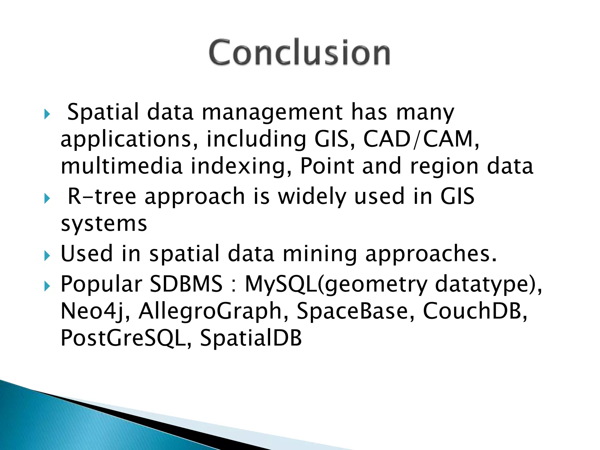 Spatial databases | PPT