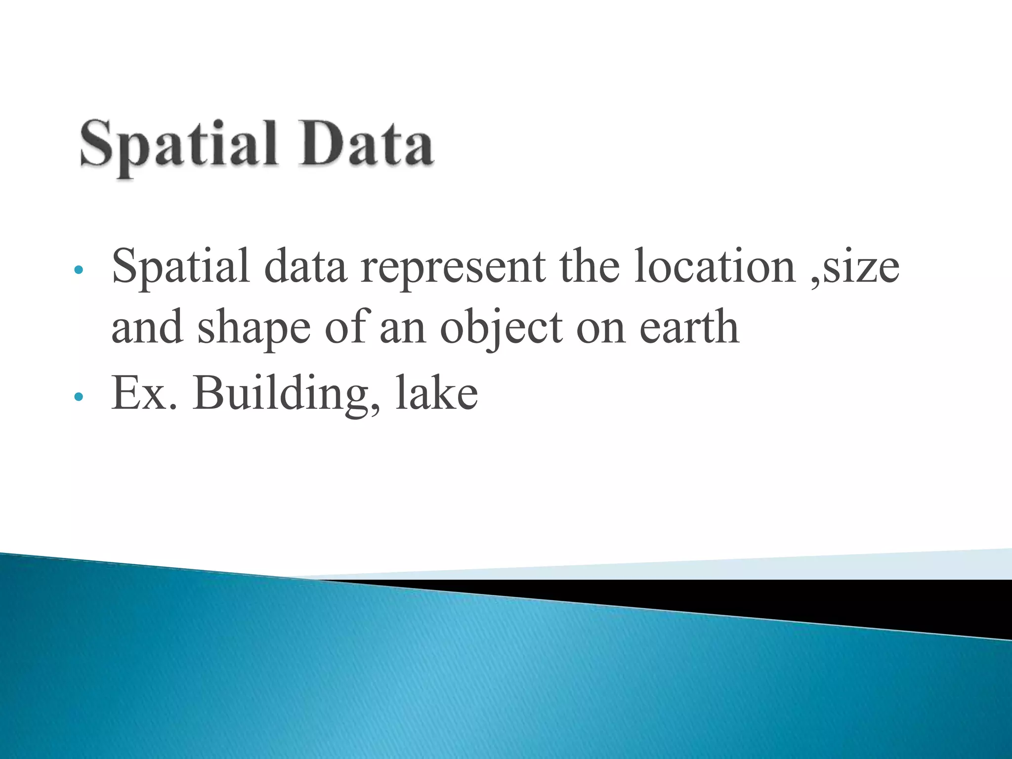 Spatial databases | PPT