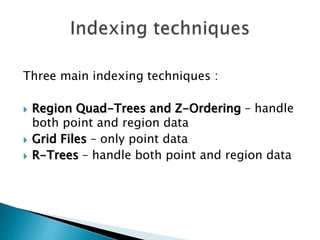 Spatial databases | PPT