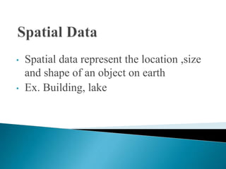 Spatial databases | PPT