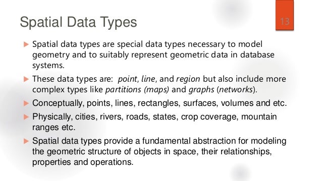 Spatial databases