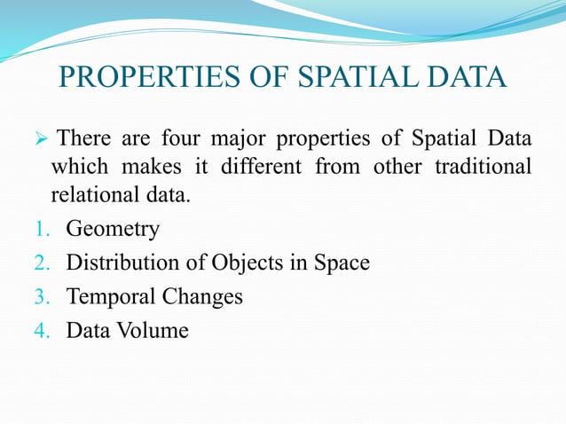 Spatial Databases Pptx