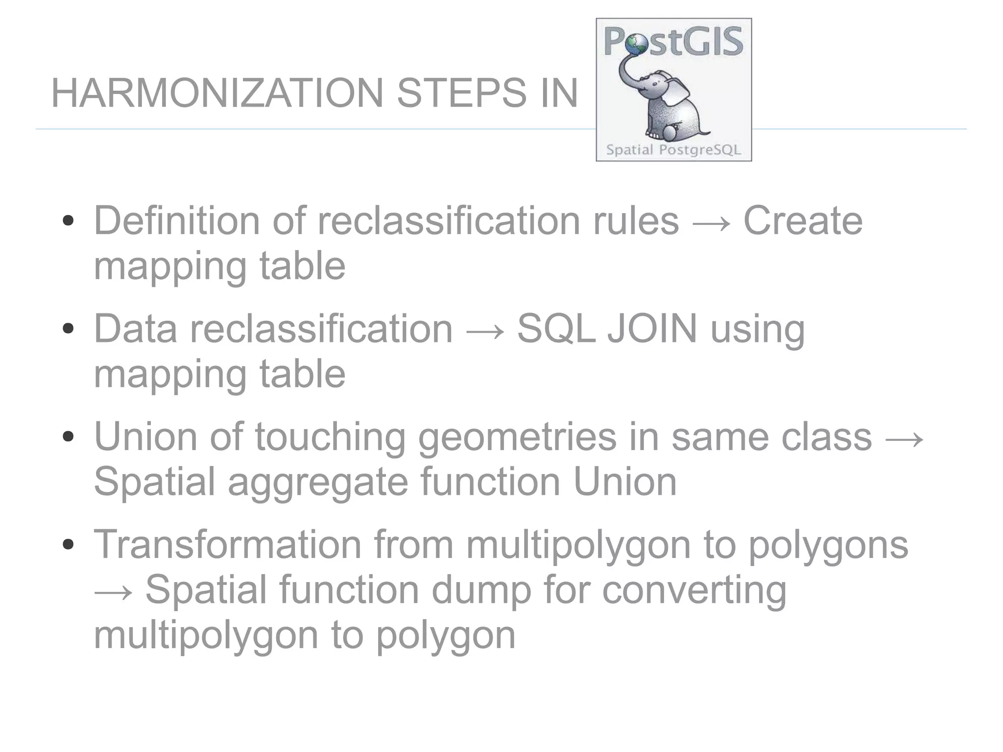 Spatial data harmonization | PDF