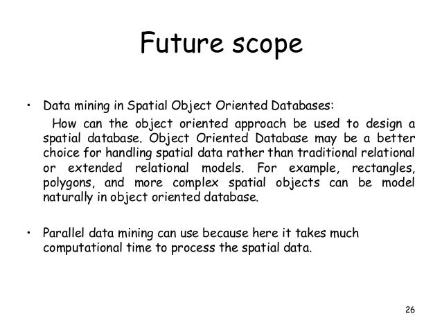 Spatial data mining Spatial data mining