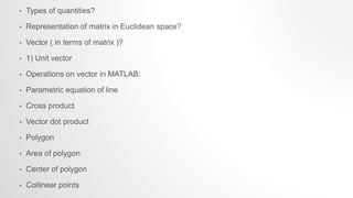 Spatial Data Modeling (Lecture#5) | PDF