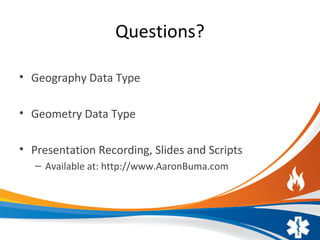 Spatial data types | PPT