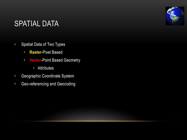Spatial Data types and acquiring consideration.pptx
