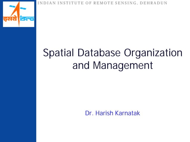 SPATIAL DB IN DATABASE MANAGEMENT SYSTEM | PDF