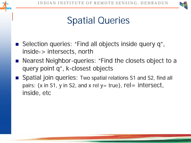SPATIAL DB IN DATABASE MANAGEMENT SYSTEM | PDF