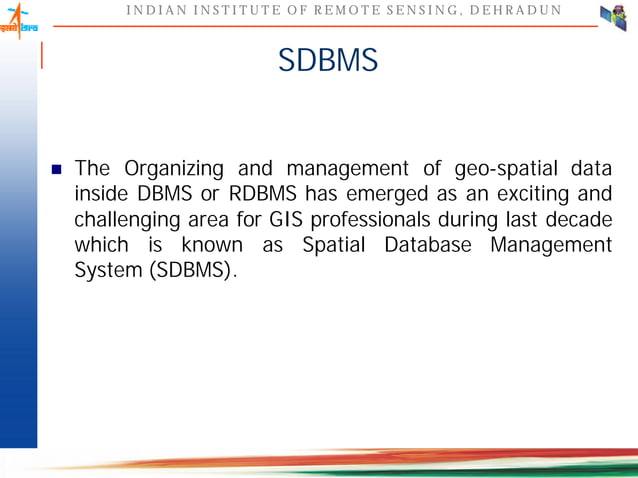 SPATIAL DB IN DATABASE MANAGEMENT SYSTEM | PDF