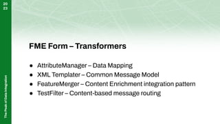 FME: a Key Component of the Spatial DNA Platform | PDF | Databases | Computer Software and ...