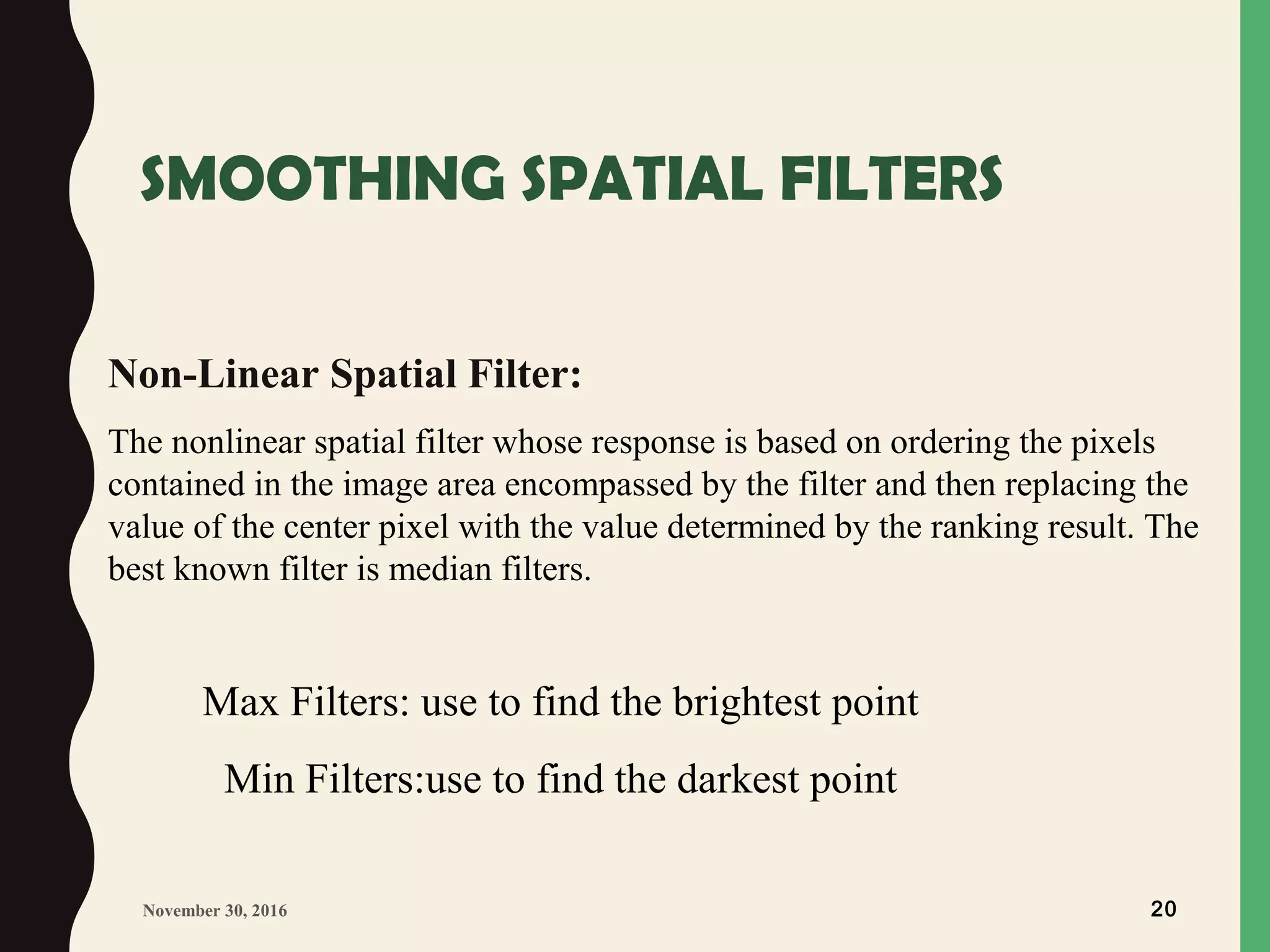 Spatial domain and filtering | PPT