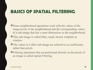 Spatial domain and filtering | PPT